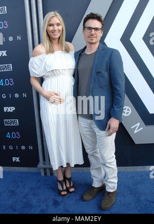 Jelly Howie and Daniel Bonjour at FX's "Legion" Season 2 Premiere held ...