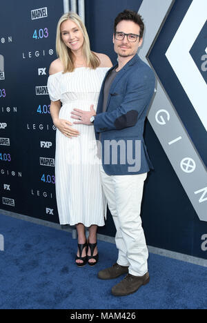 Jelly Howie and Daniel Bonjour at FX's "Legion" Season 2 Premiere held ...