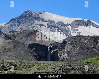 Loowit Falls Hike at Mt St Helens NM in Washington Stock Photo - Alamy