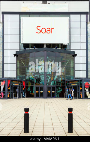 SOAR INTU sports centre, also known as Escape, Braehead shopping centre ...