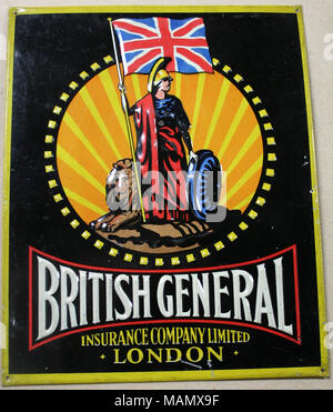 Fire mark for Britannia Fire Insurance Company in London, England Stock ...