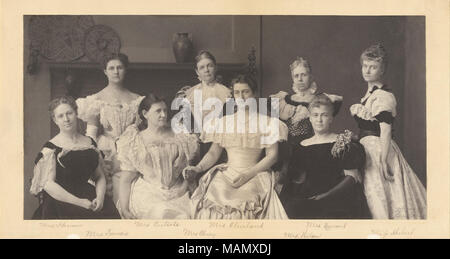 Mrs. Grover Cleveland and the Wives of Members of President Grover ...
