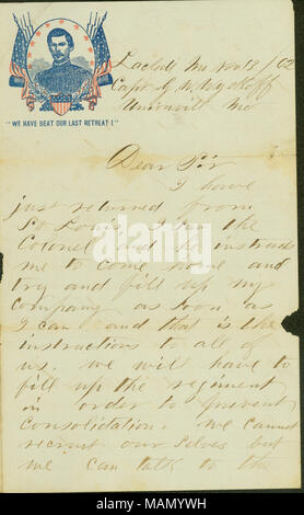 This letter from Peter R. Dolman of Laclede, Missouri, to George W ...