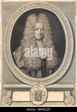Portrait of Nicolas-Joseph Foucault, Pieter van Schuppen, After Nicolas ...