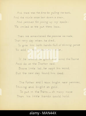 'The Bank,' poem by Vine Colby, page one. Title:The Potter's Wheel ...
