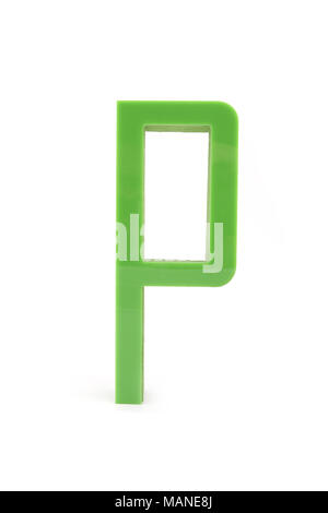 plastic letter isolated on white background Stock Photo - Alamy