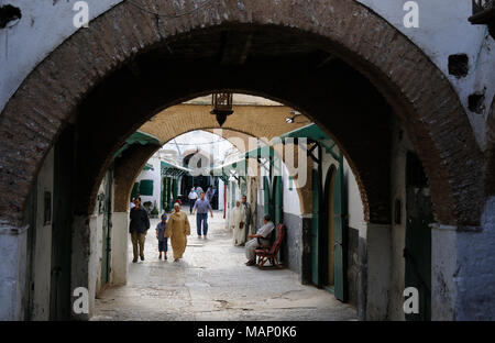 Medina (old city) of Tetouan, a Unesco World Heritage Site. Morocco ...