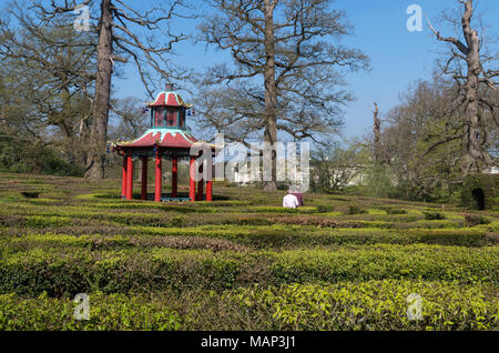 In the Chinese labyrinth Stock Photo - Alamy