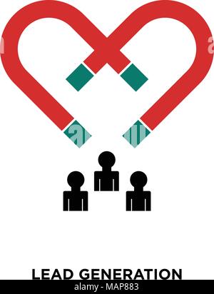 Inbound marketing chalk concept icon. Brand awareness idea. Digital ...