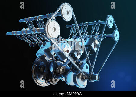 Inside the internal combustion engine Stock Photo - Alamy