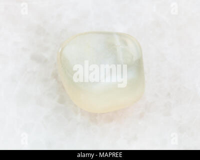 specimen of natural polished transparent orthoclase mineral cutout on ...