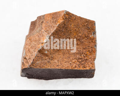 hyalobasalt (tachylite) stone on white Stock Photo - Alamy