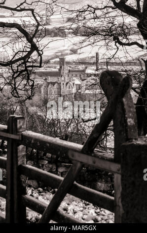 Diggle, Saddleworth school site Stock Photo - Alamy