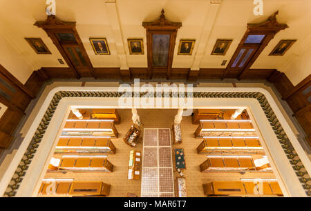AUSTIN, TEXAS - MARCH 28, 2018 - View of the interior of the Texas ...