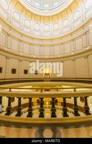 AUSTIN, TEXAS - MARCH 28, 2018 - View of the interior of the Texas ...