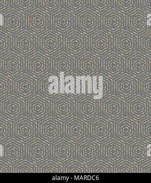 Dotted hexagonal geometric seamless repeat pattern background Stock ...