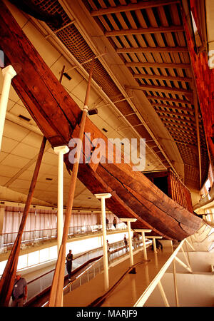 The Solar Barque at the pyramids of Giza,Egypt Stock Photo - Alamy