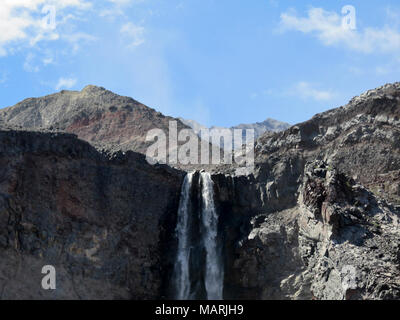 Loowit Falls at Mt St Helens NM in WA Stock Photo - Alamy