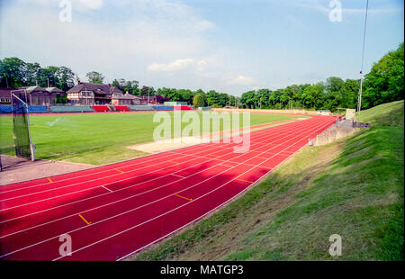 Withdean Stadium, Brighton, before conversion to a football stadium ...