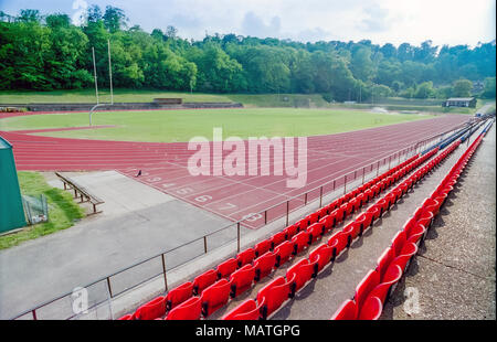 Withdean Stadium, Brighton, before conversion to a football stadium ...