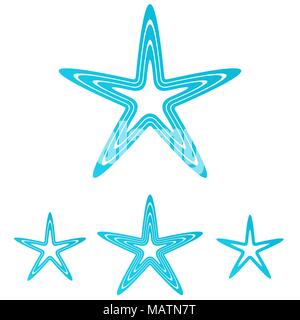 Cyan pentagon logo design set Stock Vector Image & Art - Alamy