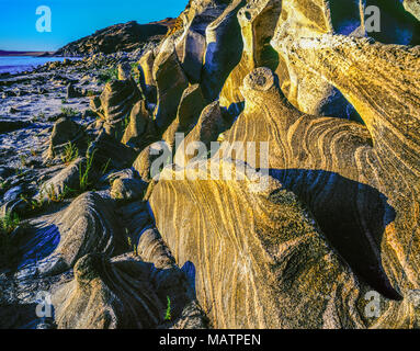Rock Patterns at Antelope Island Antelope Island State Park Utah Stock ...