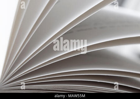 book spine with fanned out pages Stock Photo - Alamy