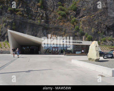 Entrance to a railway tunnel, built in 1879, which goes right under the ...