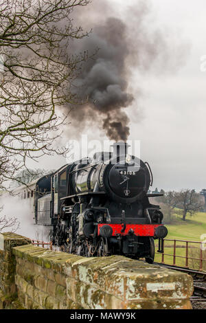 The 43106 LMS Ivatt Class 4 Locomotive Severn Valley Railway Bridgnorth ...