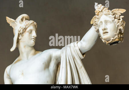 Classical Statue Perseus Triumphant or Perseus with Head of Medusa by ...