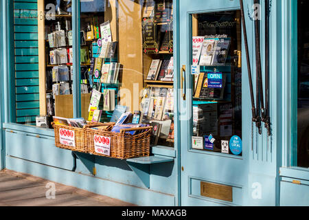 The Kew Bookshop, book shop, book store front, shop sign Kew, London UK ...