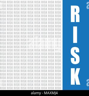 Risk word cloud concept. Collage made of words about risk. Vector ...