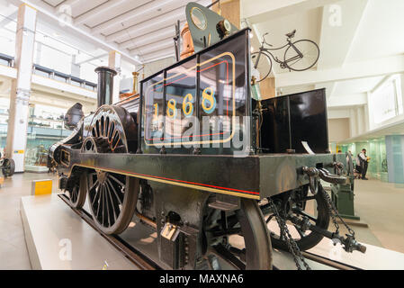 Grand Junction railway locomotive Columbine, 1845, at the science ...