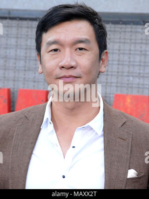 Actor Chin Han attends the premiere of the Disney+ original series ...