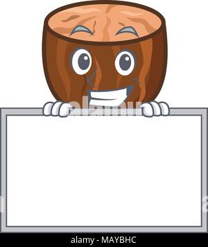 With board nutmeg character cartoon style Stock Vector Image & Art - Alamy