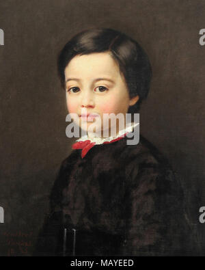 Begas Adalbert - Portrait of a Boy - German School - 19th Century Stock ...