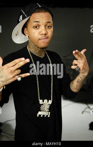 Rapper Arab on set for Soulja Boy Tell 'Em music video on February 11 ...