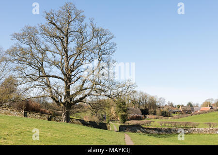 The village of Upper Harlestone Northamptonshire Stock Photo - Alamy