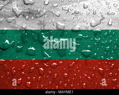 Bulgaria Flag close up texture Stock Photo - Alamy