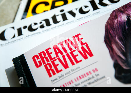 Front covers of Creative Review magazine with different mastheads ...