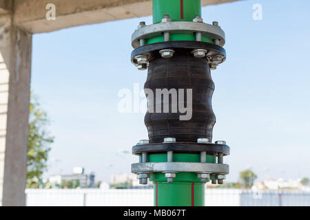 Flexible pipe connection., Potable pipe Stock Photo - Alamy