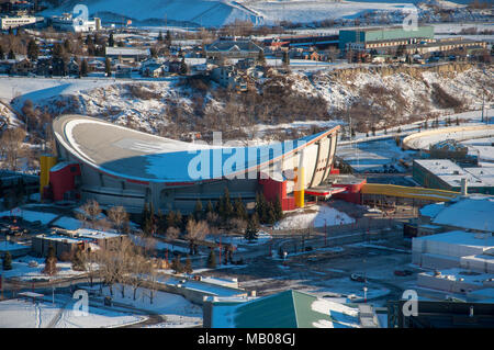 Scotiabank Saddledome the home of the Calgary Flames NHL ice hockey ...