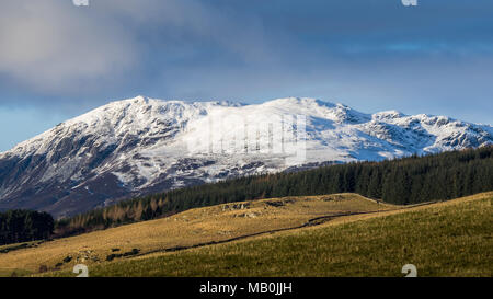 Ben Vrackie is a mountain close to Pitlochry in Perthshire,Scotland ...