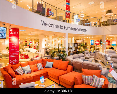 Inside a Furniture Village store Stock Photo - Alamy