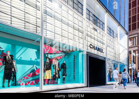 Japan, Honshu, Tokyo, Ginza, Chanel Store Stock Photo - Alamy