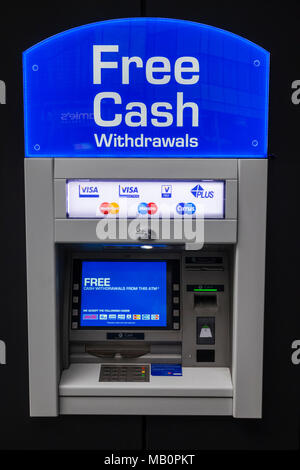 England, Cashpoint Machine Stock Photo - Alamy