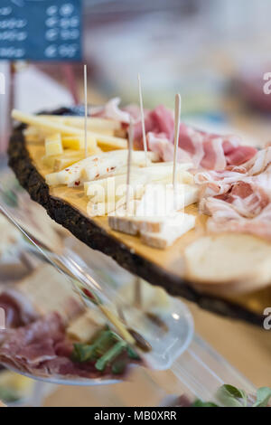 cheese platter on the buffet at the hotel Stock Photo - Alamy