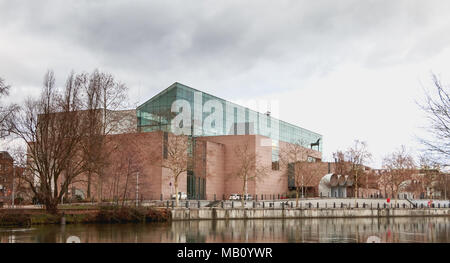 Strasbourg, France - December 28, 2017: Council of Europe architecture ...