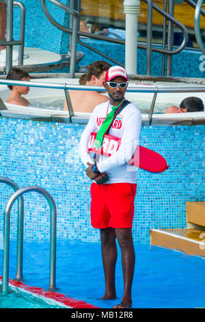 Life Guard Activities aboard the cruise ship Royal Caribbean Rhapsody ...