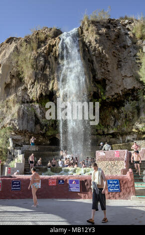 Ma'in Jordan Hot Springs Spa Resort Swimming Pool Stock Photo - Alamy